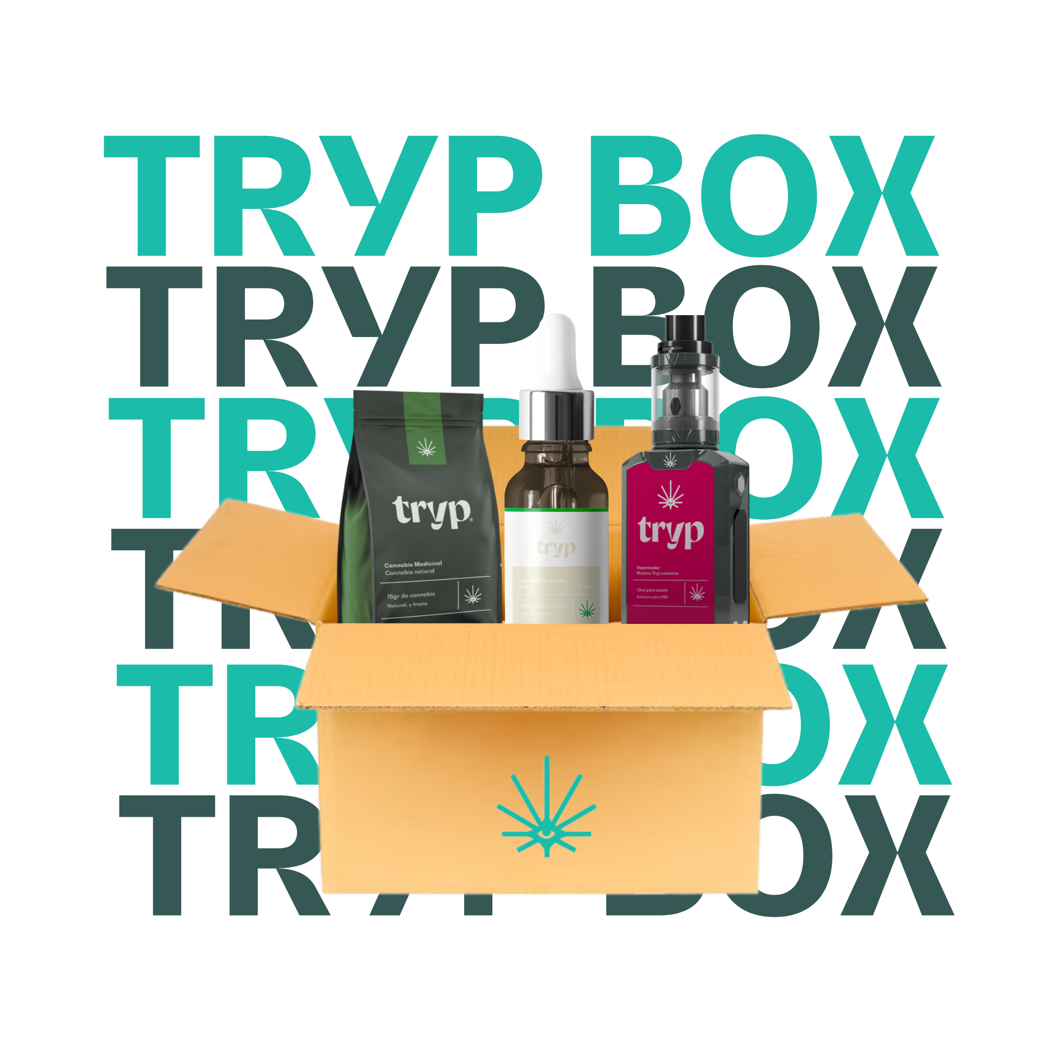 Tryp Box Mystery CannaBox | Sorpresas de Cannabis Premium | Tryp ...